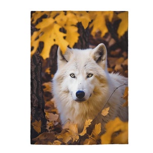 Wolf Blanket, Cabin Blanket, Teenage Boy Gifts, Teenage Girl Room Decor, Wolf Lover Gift, Wolf ...