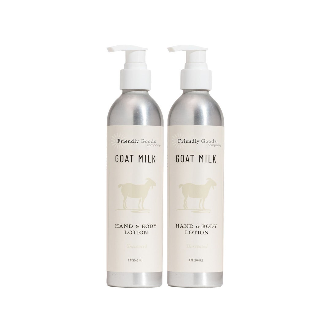 Goat Milk Lotion - Unscented 8 Oz. (2-pack) | Handmade | for Body ...