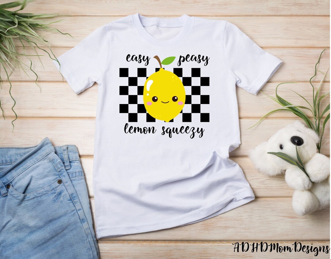 Easy Peasy Lemon Squeezy, Png, Svg, Kids Graphics, Summer Graphics - Etsy