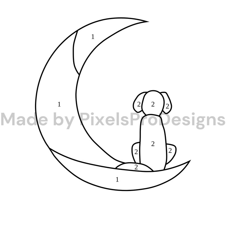 Dog Stained Glass Suncatcher Pattern DIY Printable PDF, Instant ...