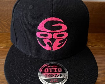 Goose Retro Hat Blacked Out Design Trucker Goose Band - Etsy