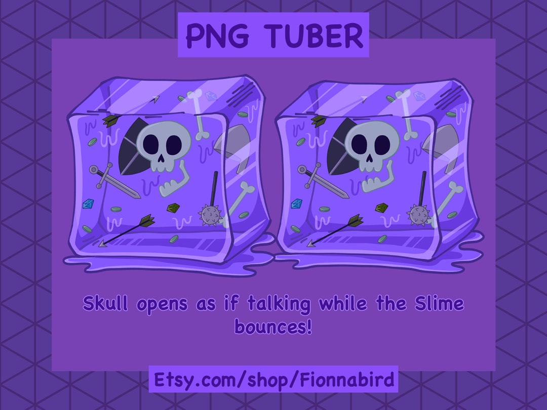 Gelatinous Slime Pngtuber: Fantasy Avatar (ready to Use) - Etsy