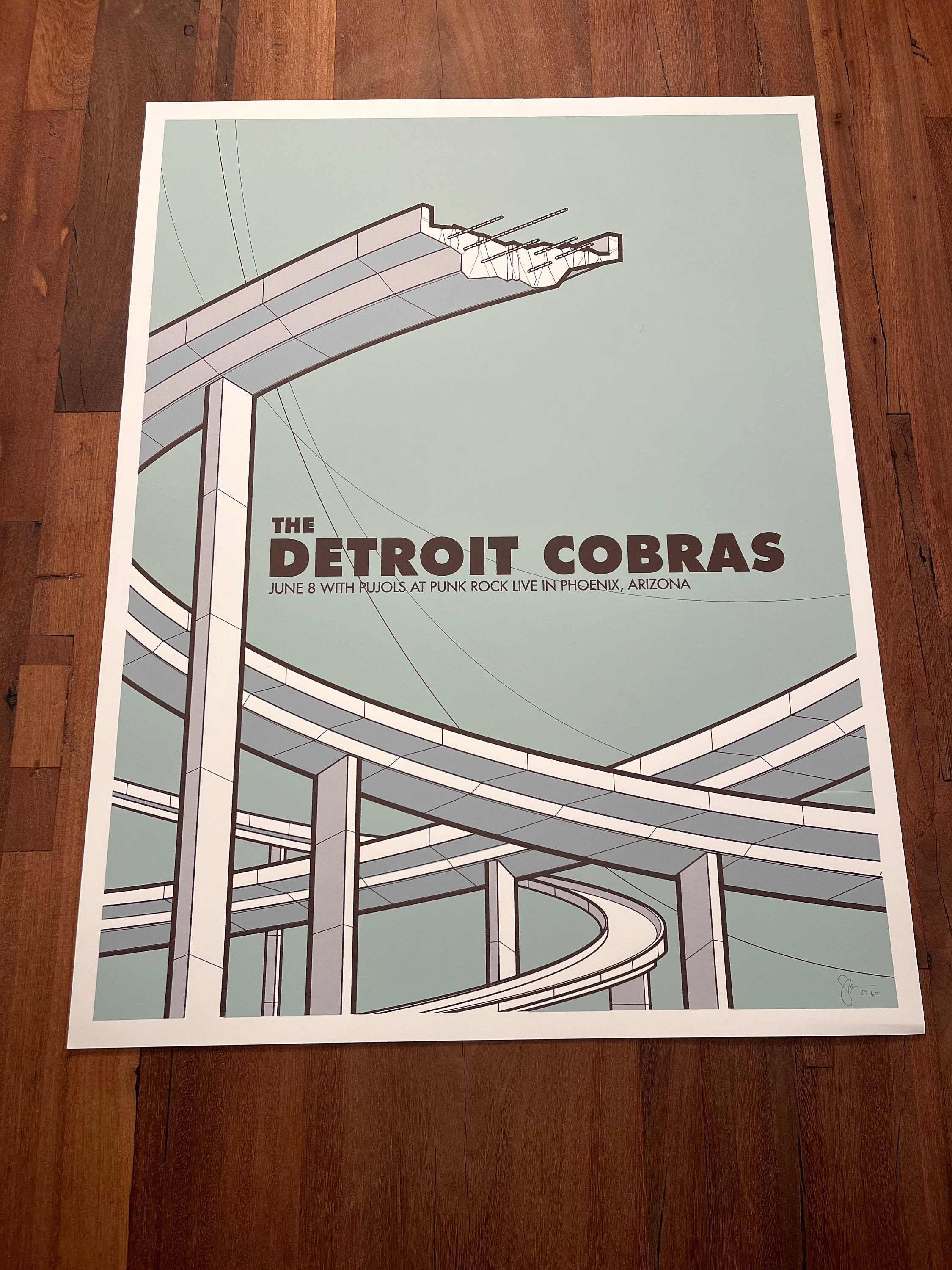 Detroit Cobras Gigposter - Etsy