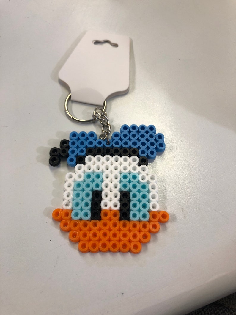 Perler Bead Keychains - Etsy