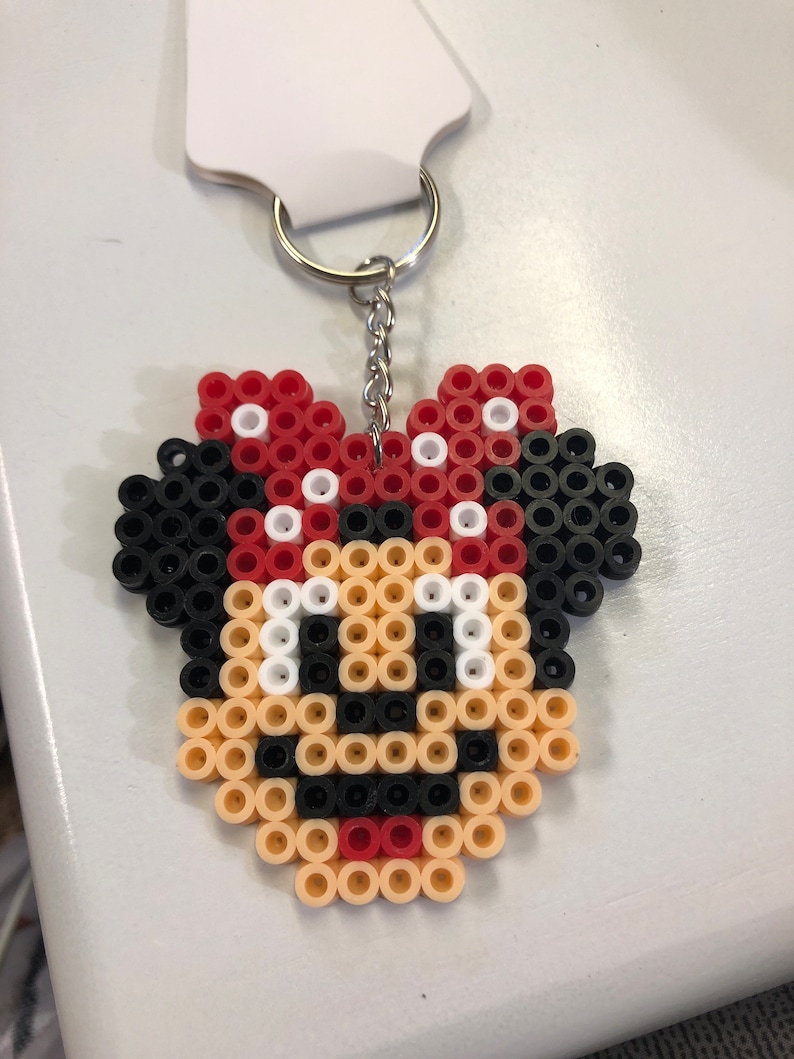 Perler Bead Keychains - Etsy