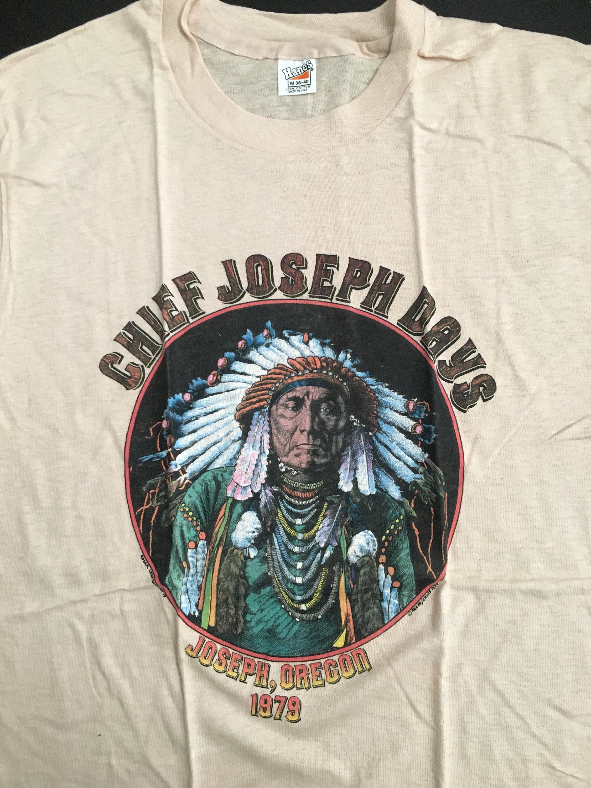 Vintage Chief Joseph Days Tee 1978 - Etsy