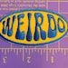 Weirdo Iron-on or Sew-on Machine Embroidered Patch With Yellow, Pink ...