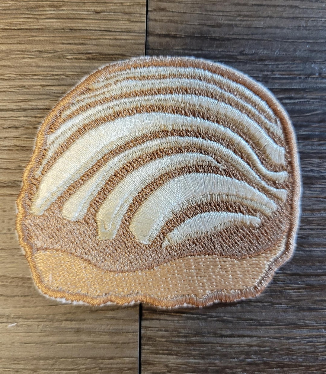 Vanilla Concha Mexican Sweet Bread Iron-on Patch. - Etsy