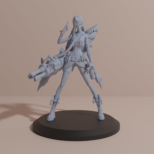 Jinx Figure 3d Printed - Etsy