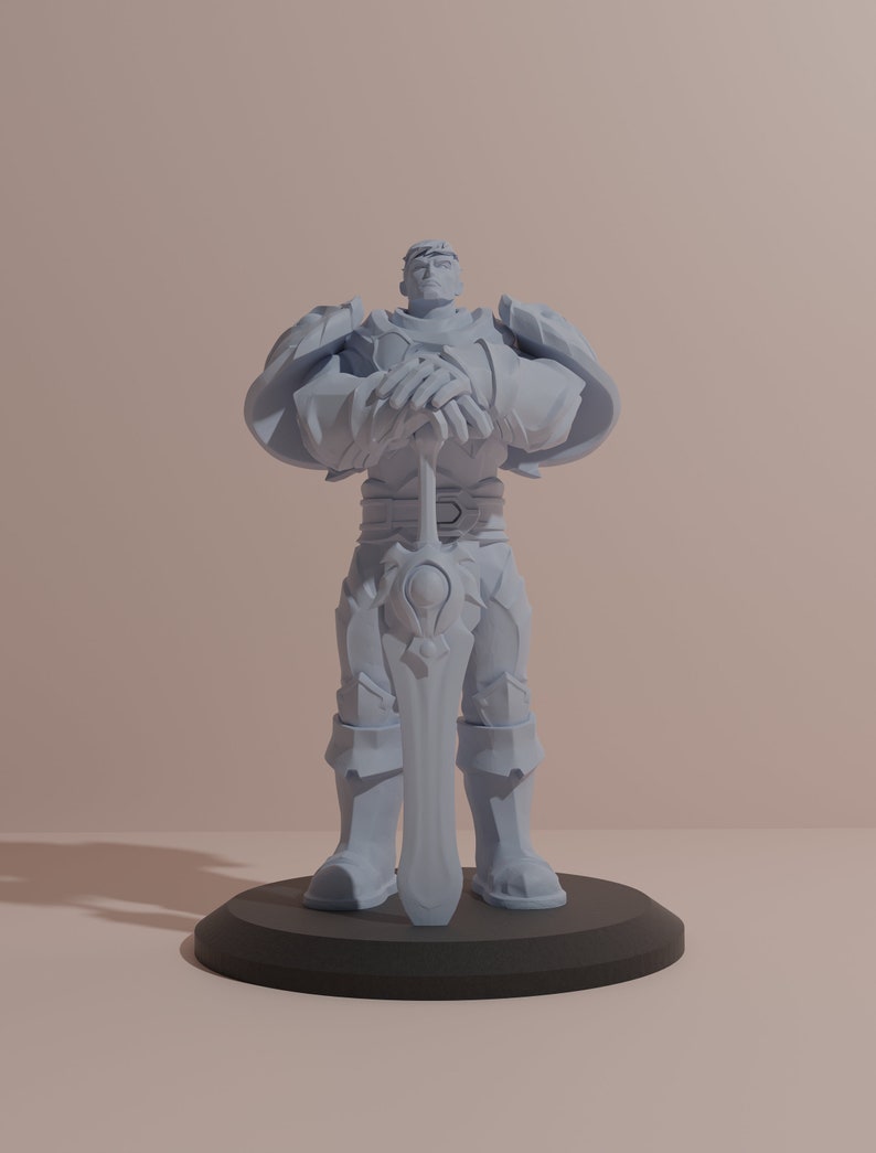 Garen Figure League of Legends Miniature Video Games 3D Printed Figure ...