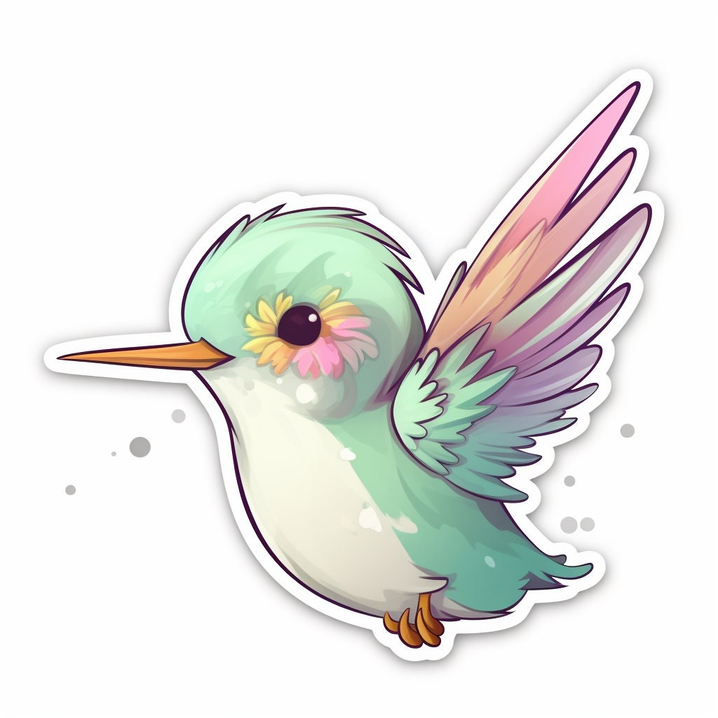 Cute Hummingbird Drawings