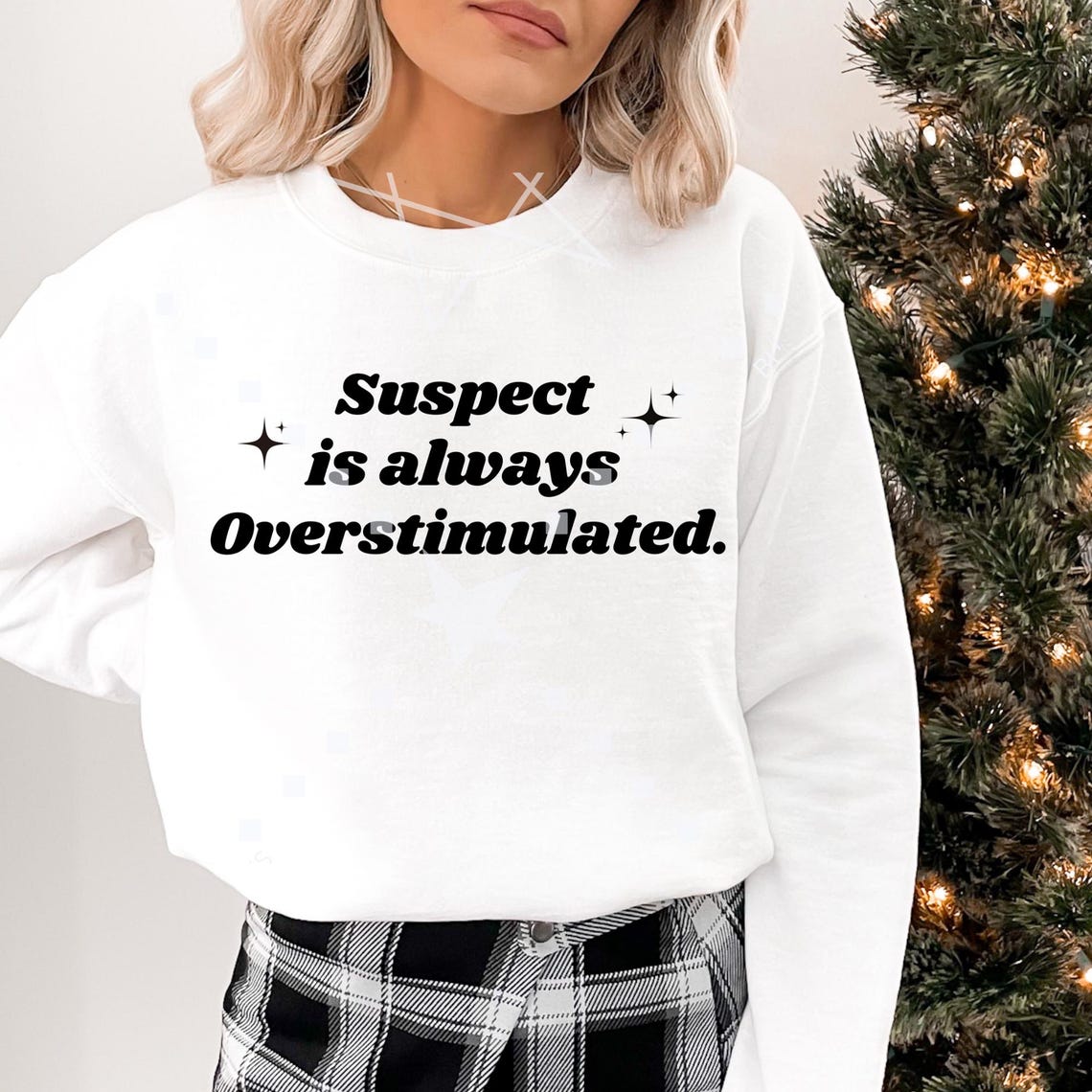 Suspect is Always Overstimulated PNG /tiktok Trend / Funny /suspect PNG ...