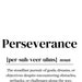 Perseverance, Perseverance Poster, Perseverance Definition, Home Office ...