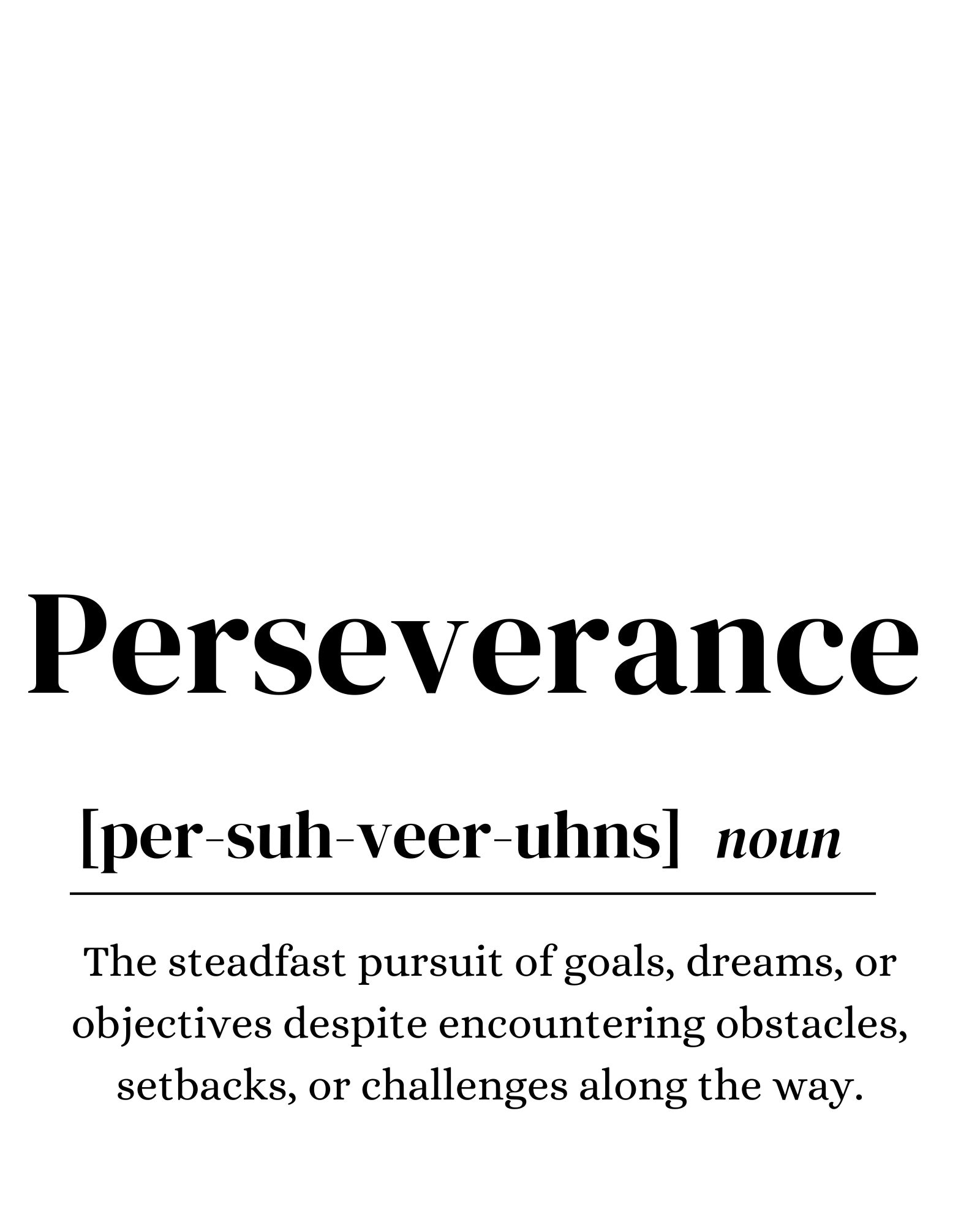 Perseverance, Perseverance Poster, Perseverance Definition, Home Office ...