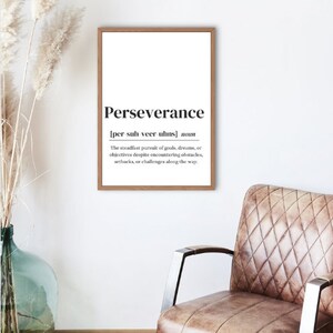 Perseverance, Perseverance Poster, Perseverance Definition, Home Office ...