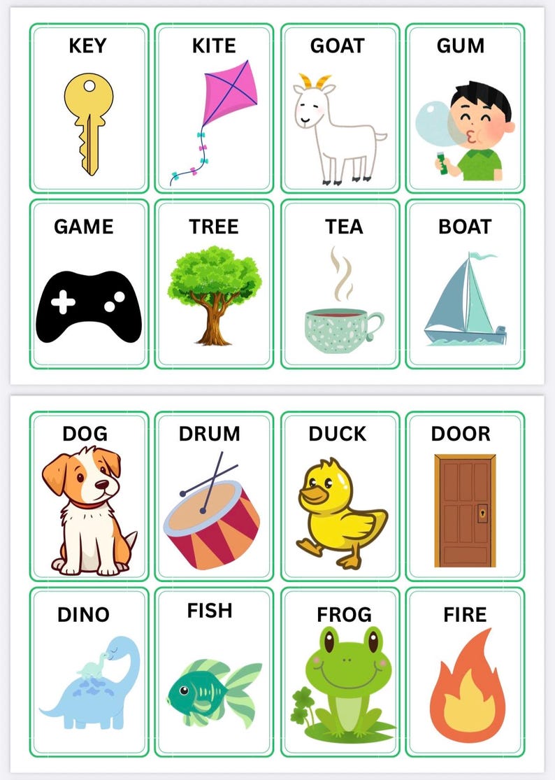 Articulation Flash Cards | Speech Sound Practice at Home - Etsy