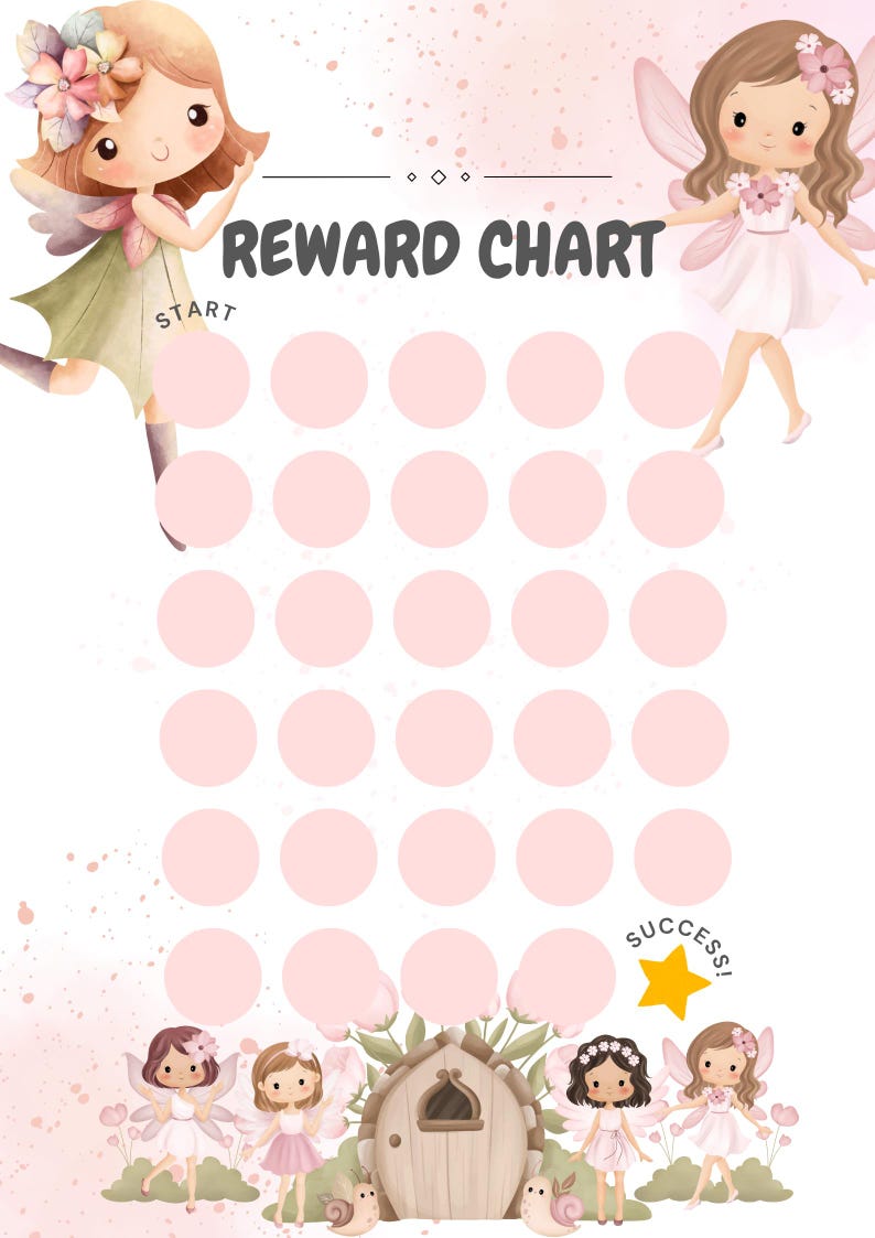 Fairy Reward Chart - Etsy