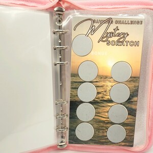 Mystery Scratch Challenge Binder - Etsy