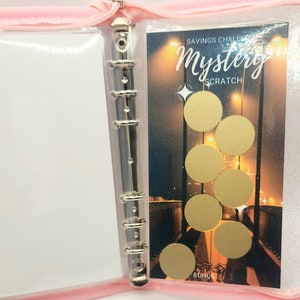 Mystery Scratch Challenge Binder - Etsy