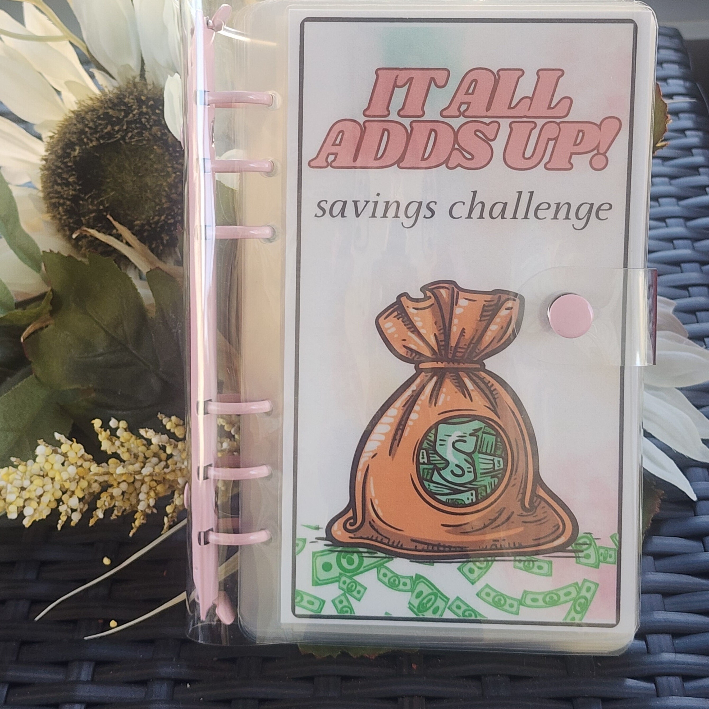 It All Adds up Savings Challenge A6 Binder | 250.00 | 500.00 | 750.00 ...