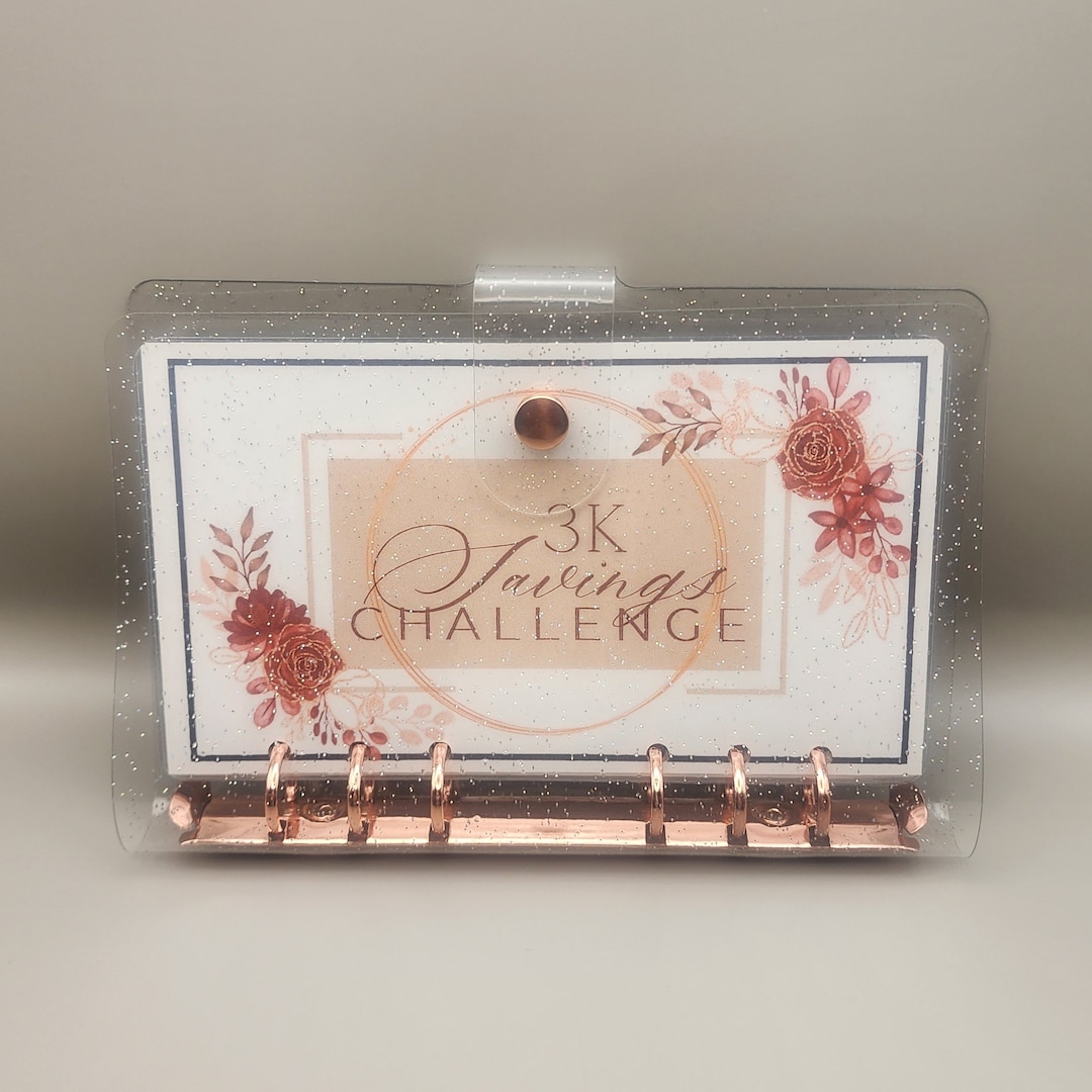 Supreme Savings Challenge Binder | A6 Binder | 1K Goal | 3K Goal | 5K ...