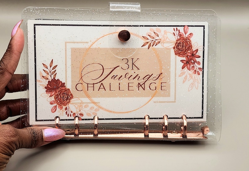 Supreme Savings Challenge Binder | A6 Binder | 1K Goal | 3K Goal | 5K ...