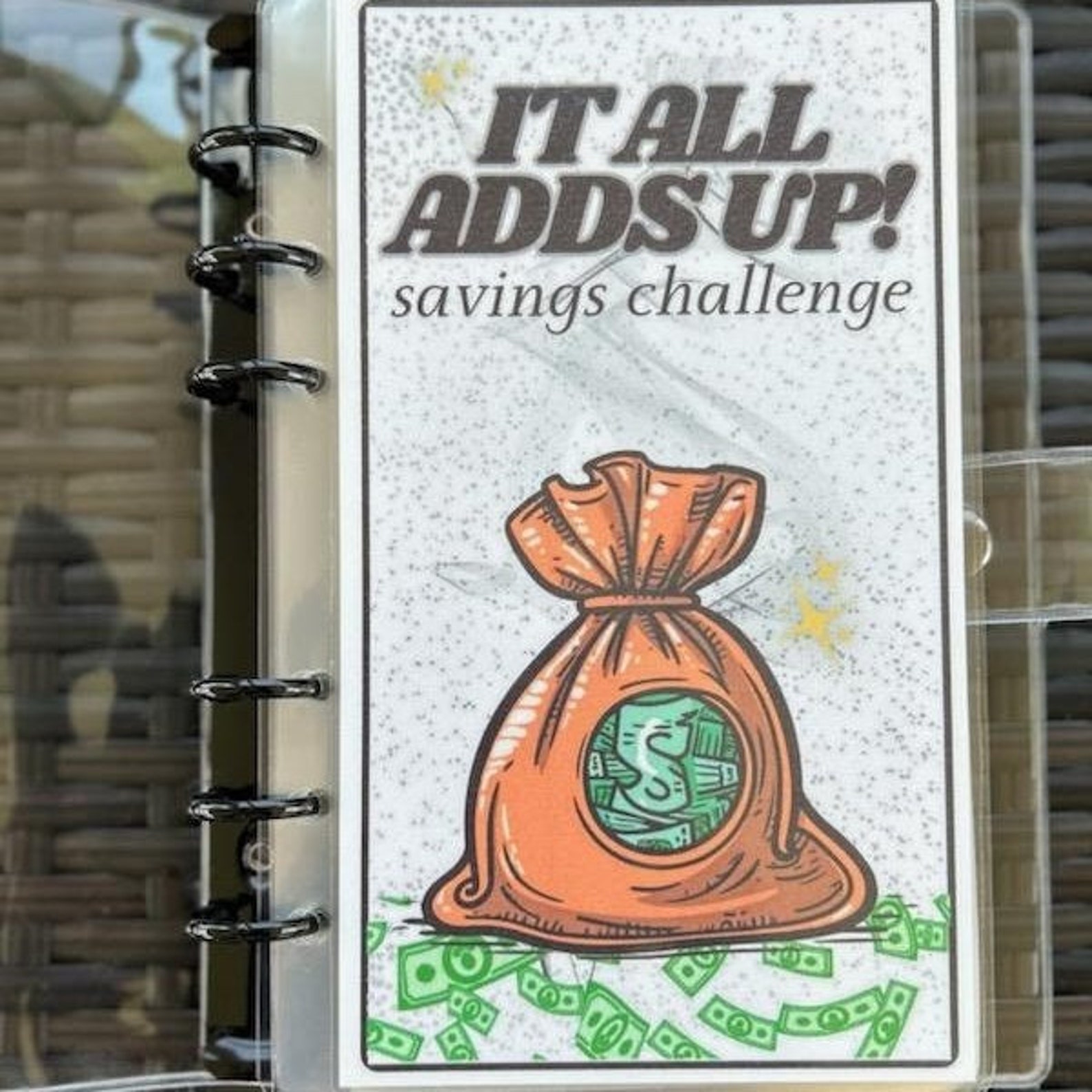 It All Adds up Savings Challenge A6 Binder | 250.00 | 500.00 | 750.00 ...