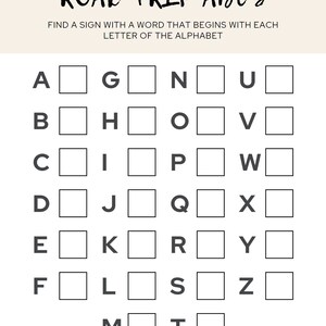 Rev up the Fun: Road Trip Printables for Happy Kids - Etsy