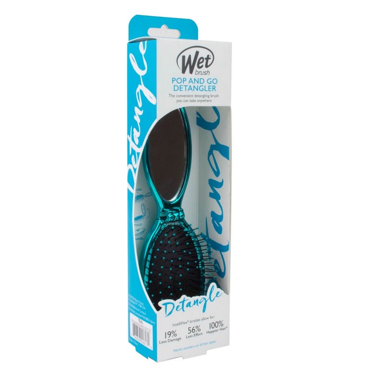 Wet Brush Pop and Go Detangler Teal for All Hair Types - Etsy