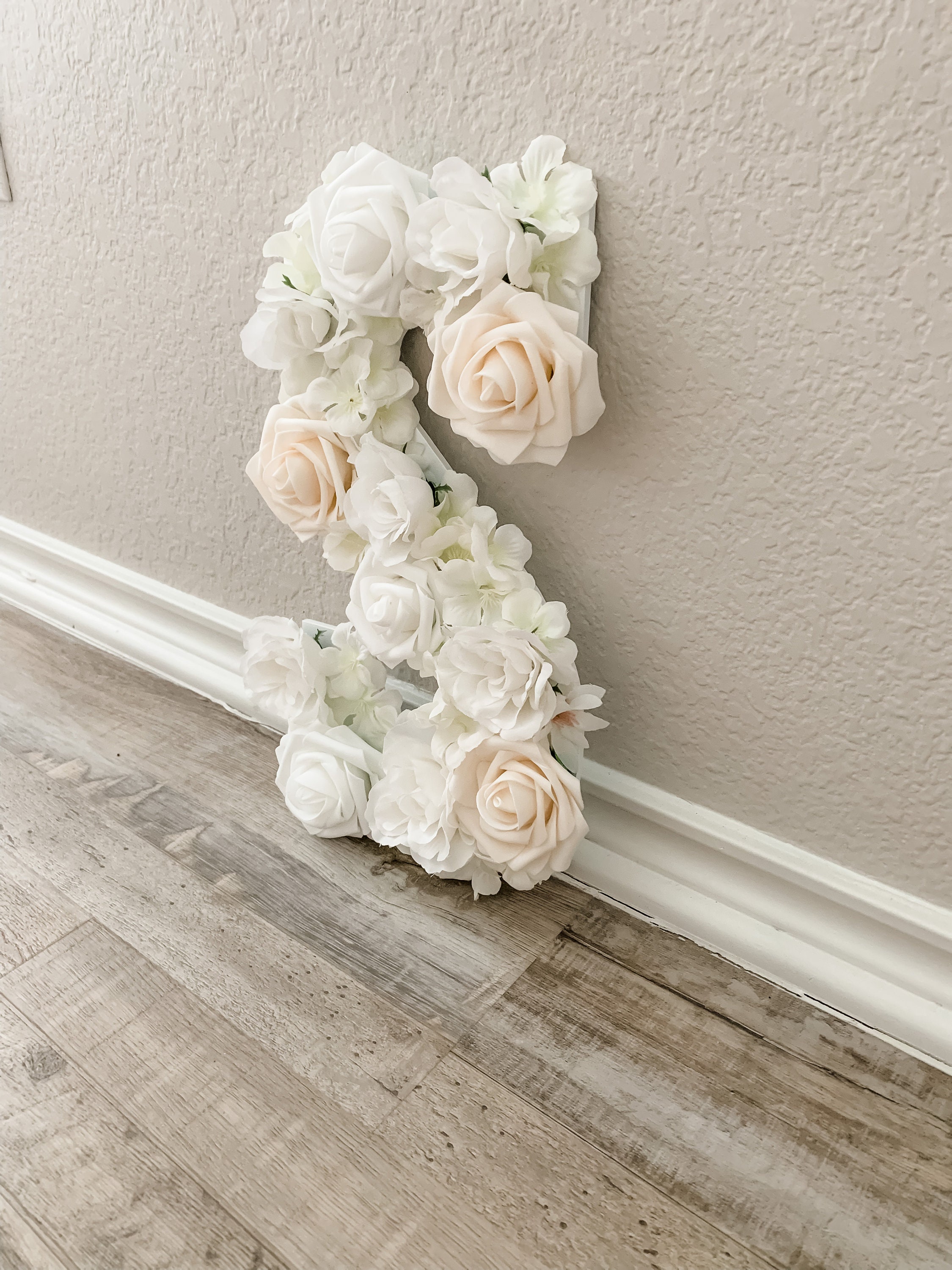 Flower Letter, Custom Floral Letter, Custom Floral Name, Nursery Decor ...