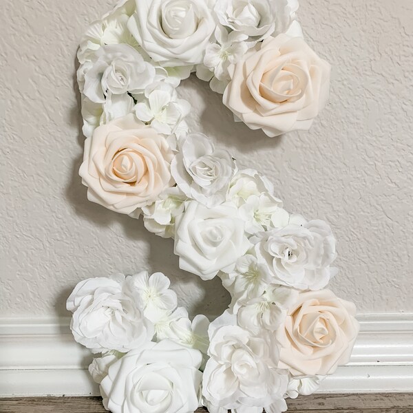 Floral Letter - Etsy