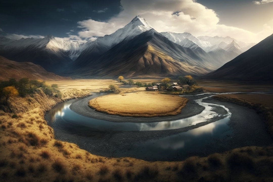 Scenery Made by AI - Etsy