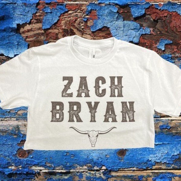 Zach Bryan T Shirt Vintage - Etsy