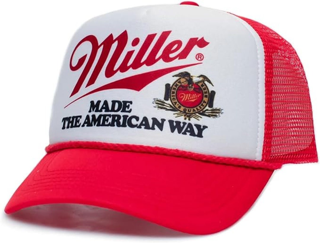 Miller Trucker Hat Vintage Classic Snapback Custom Gift Cute Hats - Etsy
