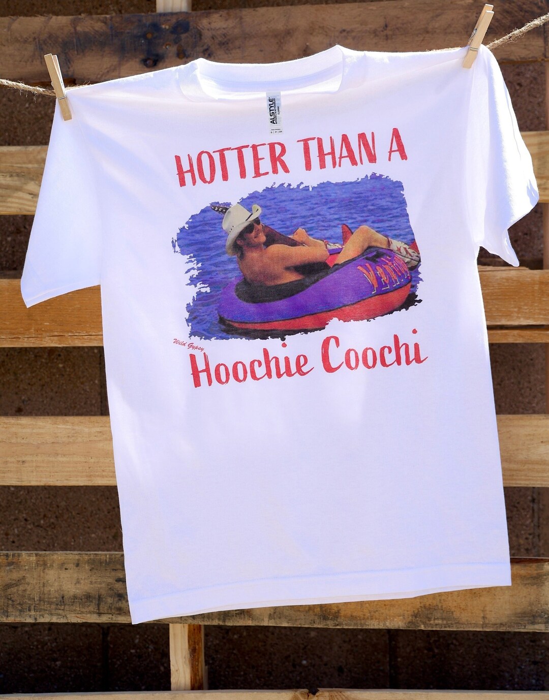 Hotter Than A Hoochie Coochie Tee Alan Jackson T-shirt Country Music ...