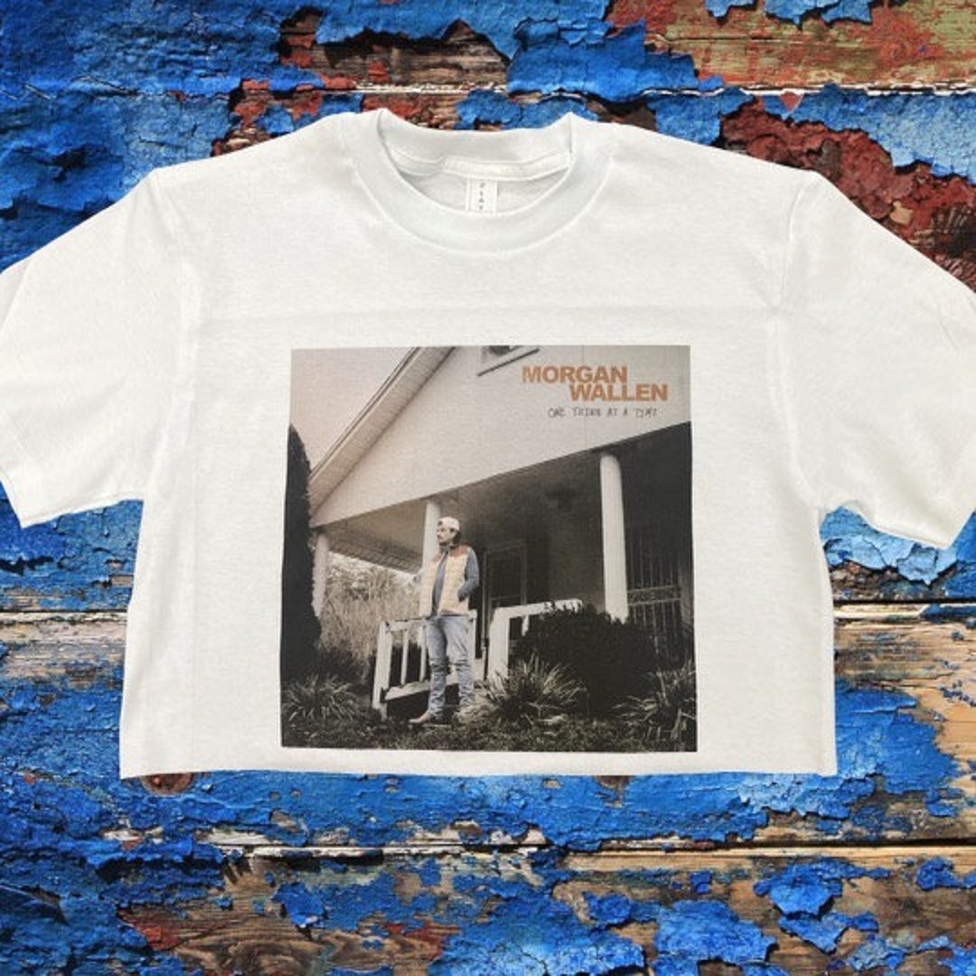 Wallen Crewneck Vintage Style Graphic Crop Top Tee Wallen T-shirt ...