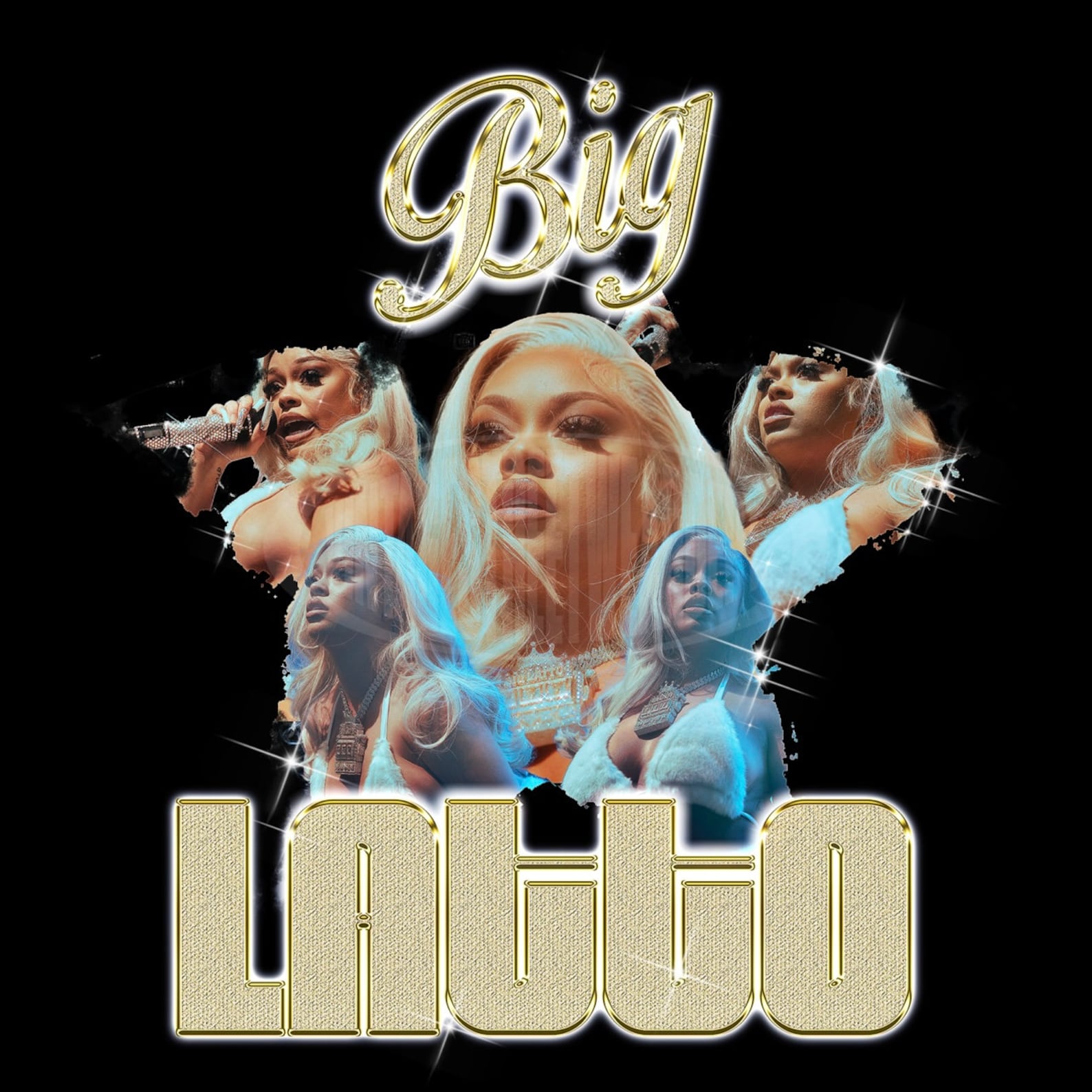 Big Latto Ready to Print, Rap Tee Design, PNG File, Vintage Bootleg Rap ...