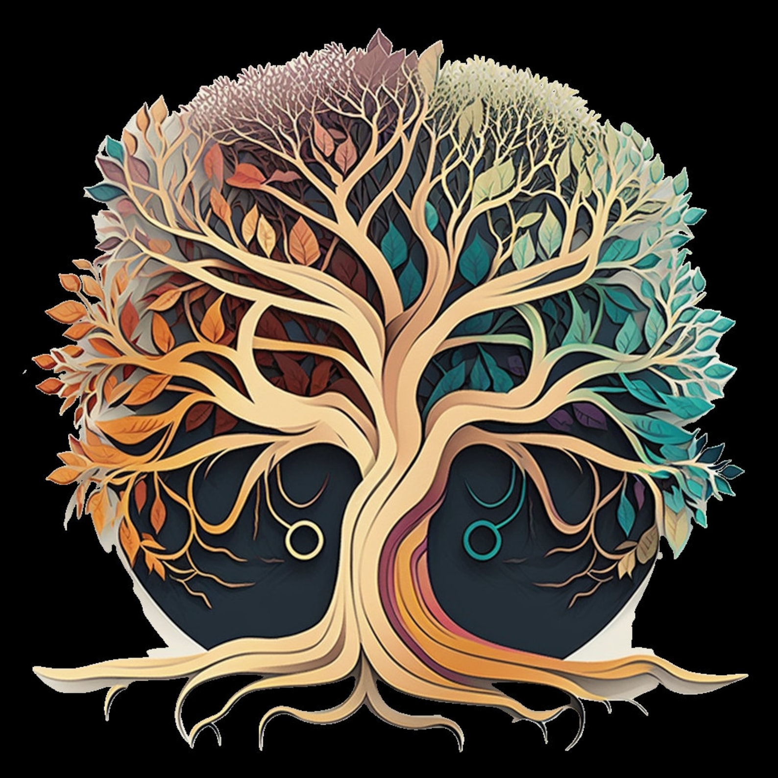 Unique Tree of Life Clip Art Digital Tree of Life Graphic Design PNG - Etsy