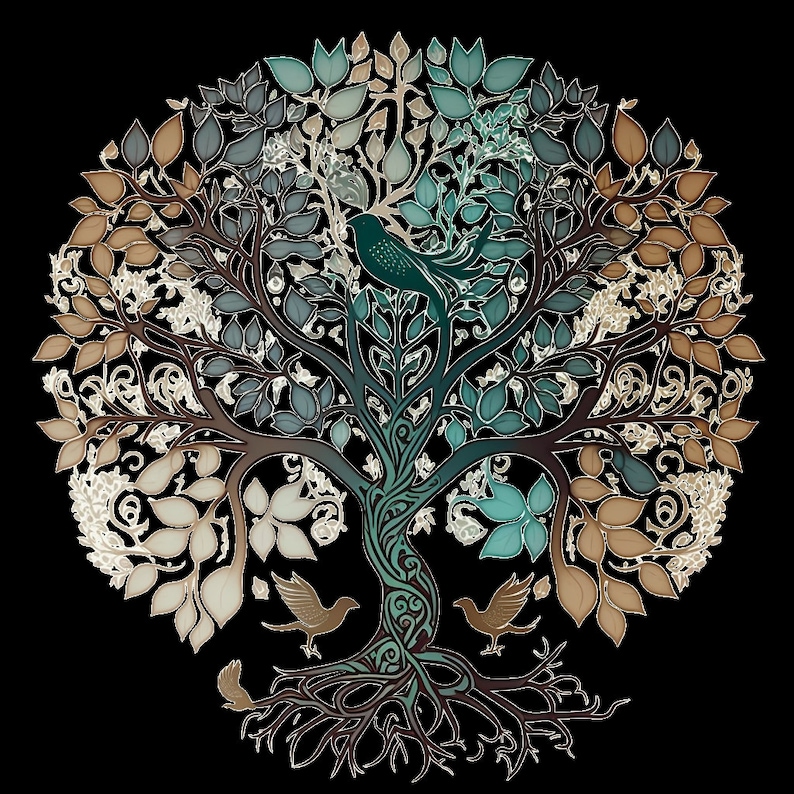 Unique Tree of Life Clip Art Digital Tree of Life Graphic Design PNG - Etsy