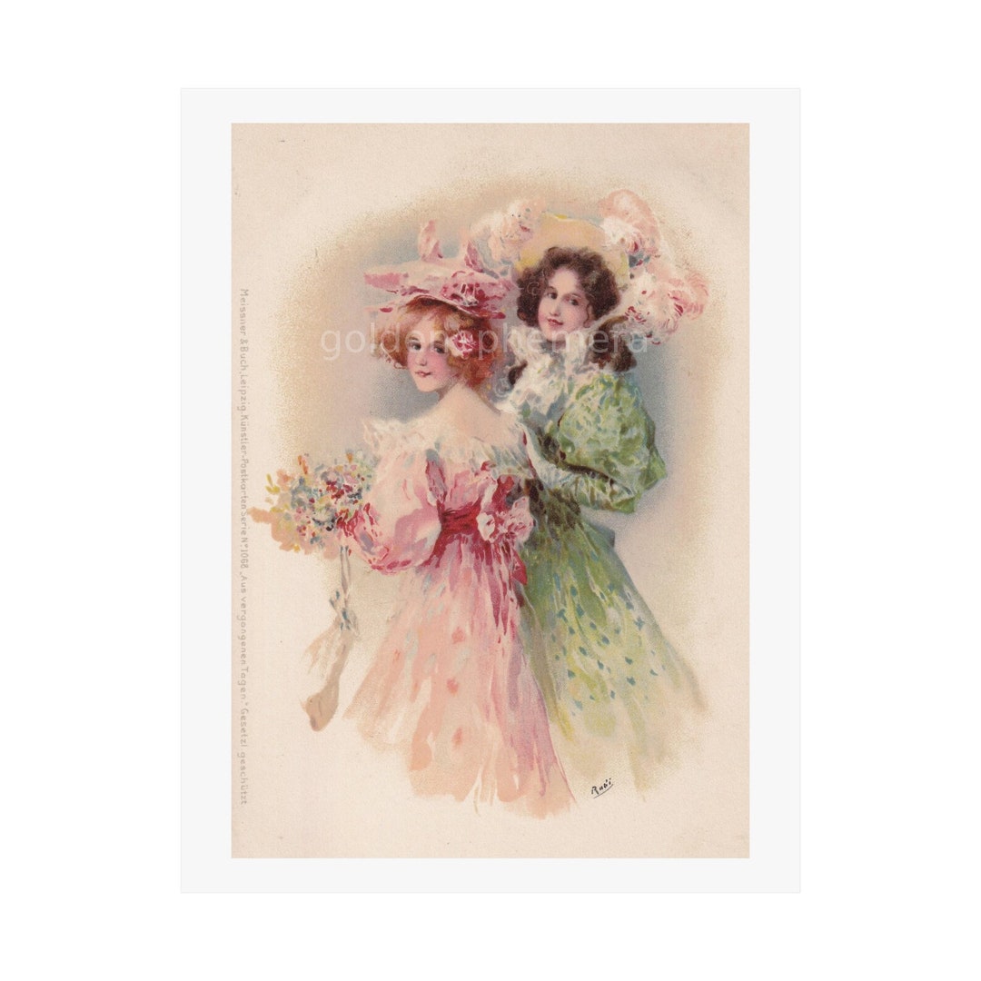 Cottagecore Poster, Vintage Illustration Print, Vintage Ephemera, Home ...