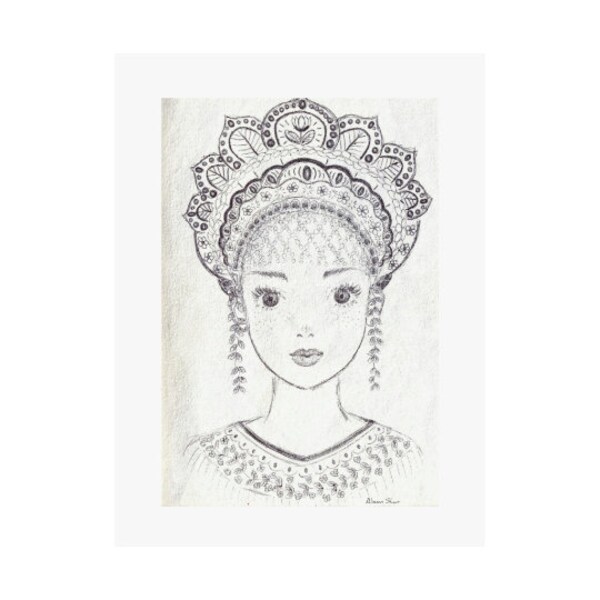 Kokoshnik - Etsy