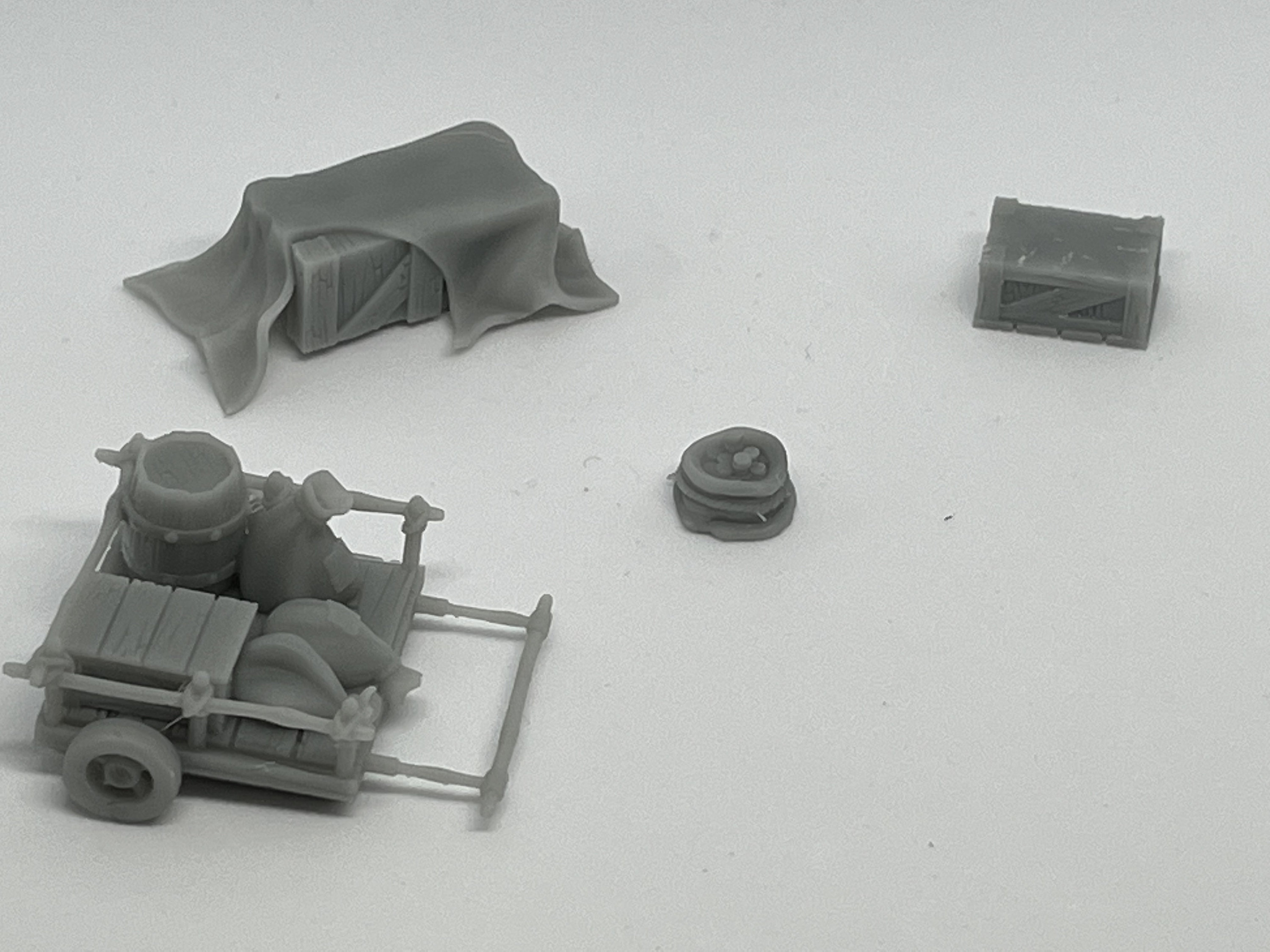 Street Gambler Set Intriguing 3D Resin Printed Miniatures for Tabletop ...