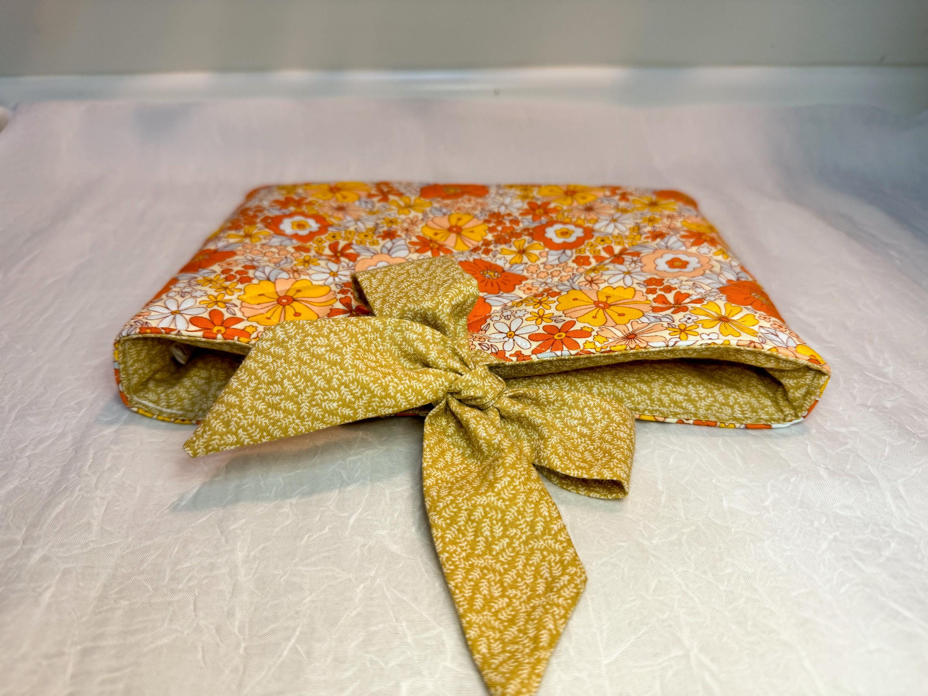 Quilted Book Sleeve, Book Sleeve, Bow Book Sleeve, Ereader Sleeve ...