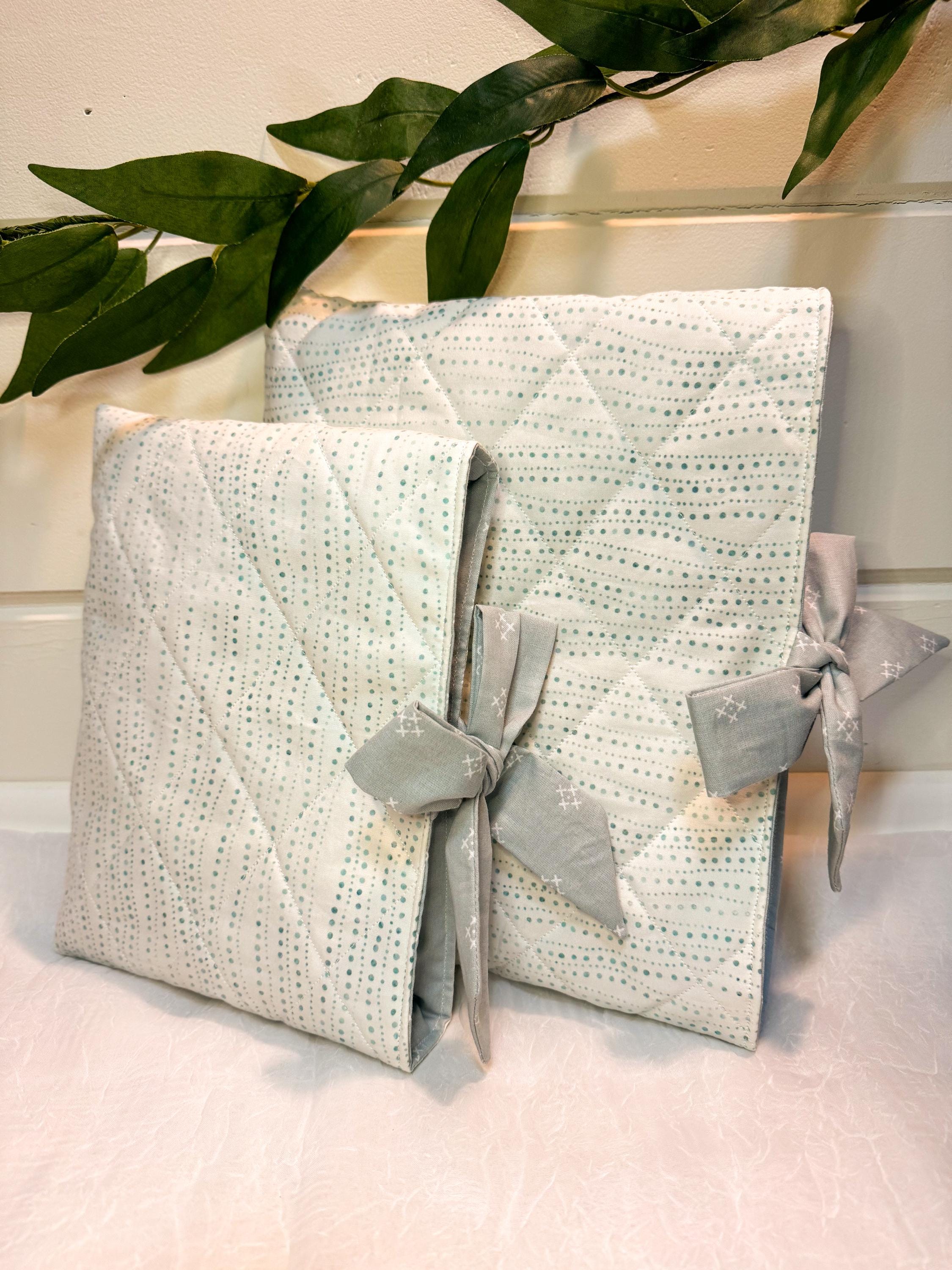 Quilted Book Sleeve, Book Sleeve, Bow Book Sleeve, Ereader Sleeve ...