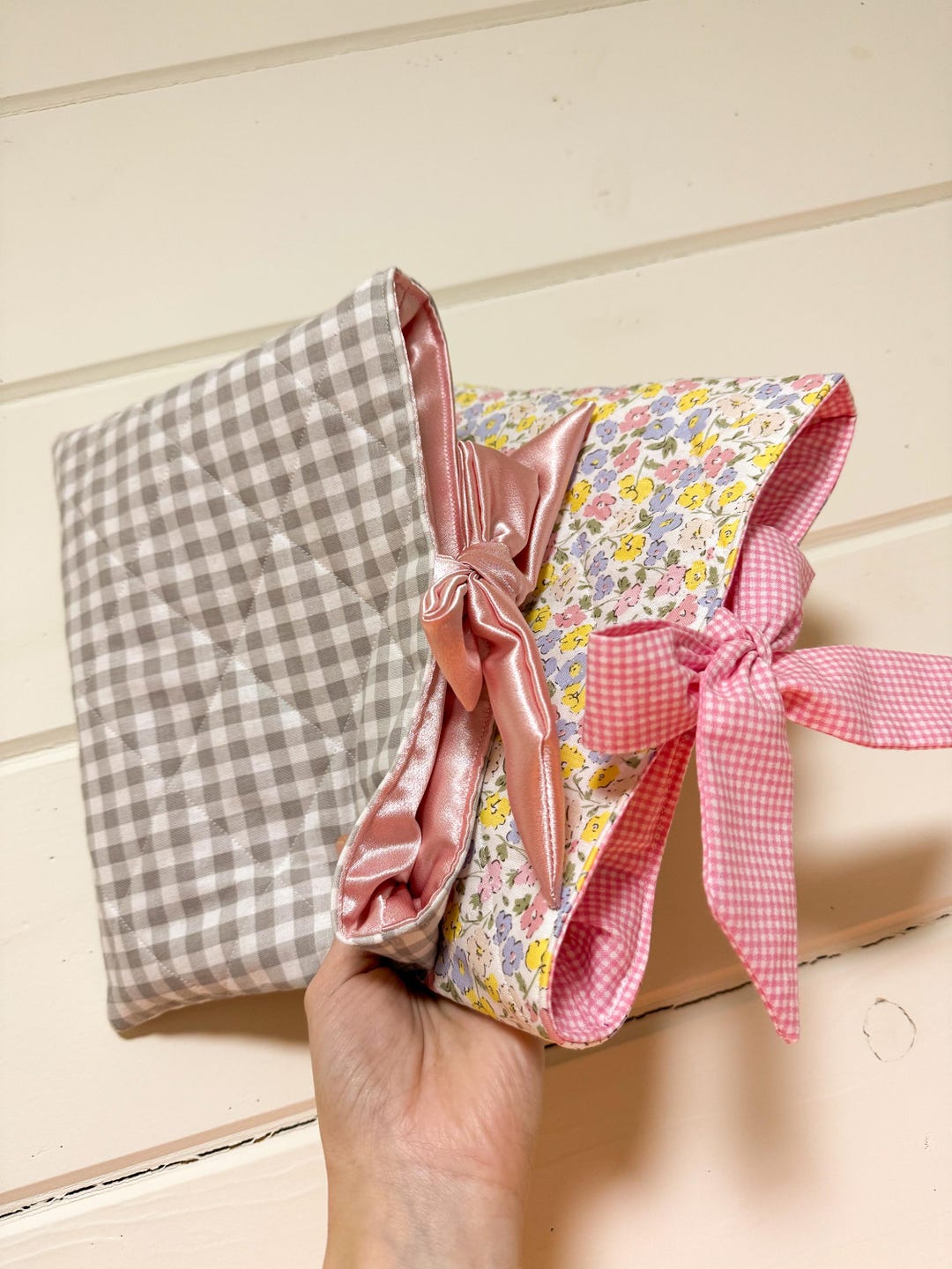 Quilted Book Sleeve, Book Sleeve, Bow Book Sleeve, Ereader Sleeve ...