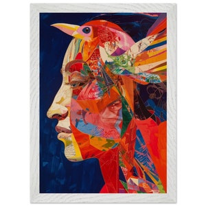 Unchained Avian Mind - Vibrant Abstract Surrealism Art - Colorful ...