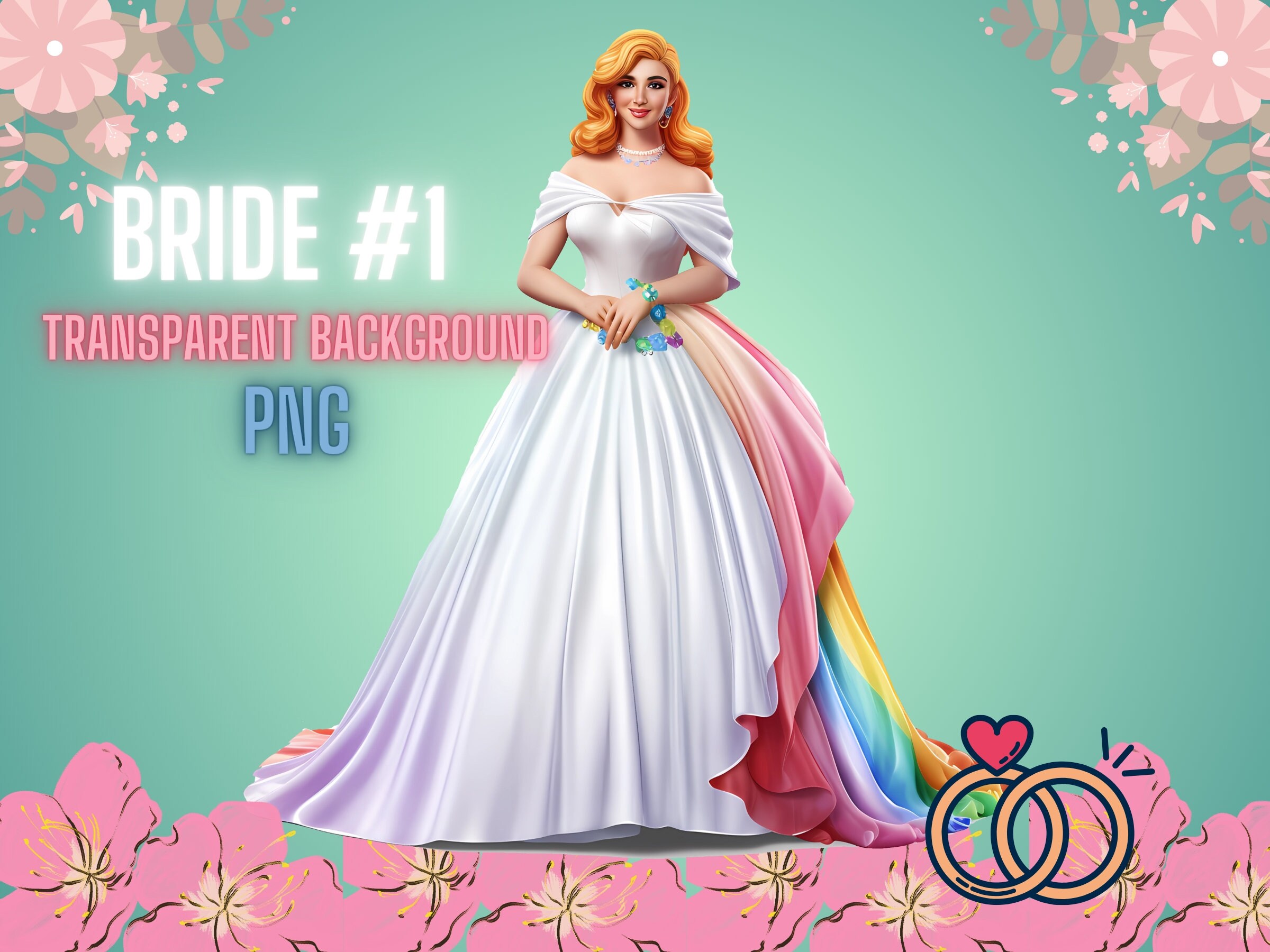 Brides Clipart ,wedding Clipart ,brides in White Dresses Clipart ...