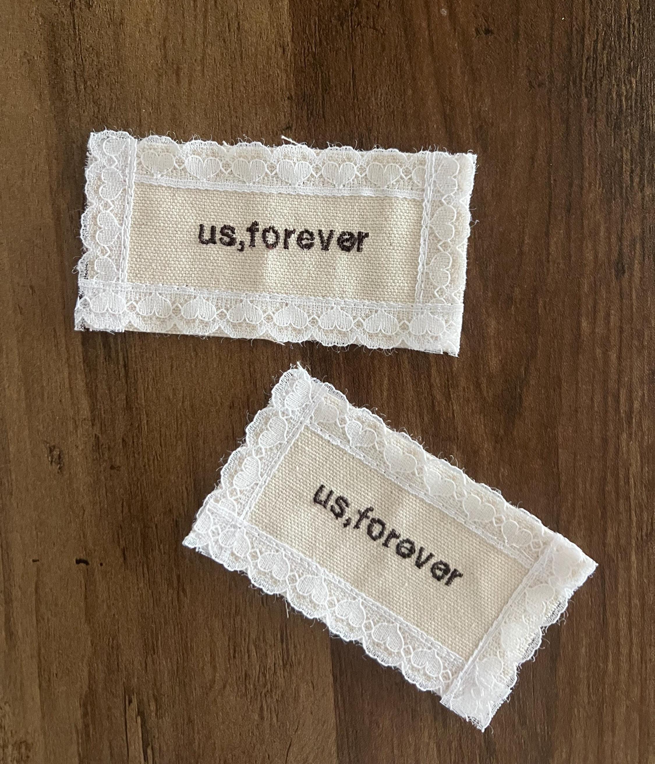 Embroidered Handmade by Labels, Personalized Canvas Labels, Custom ...
