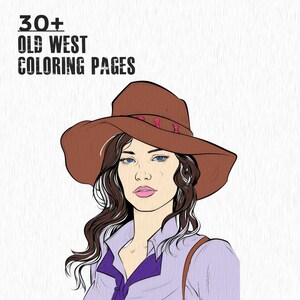30 Old West Coloring Pages wild West, American Frontier, Cowboy ...