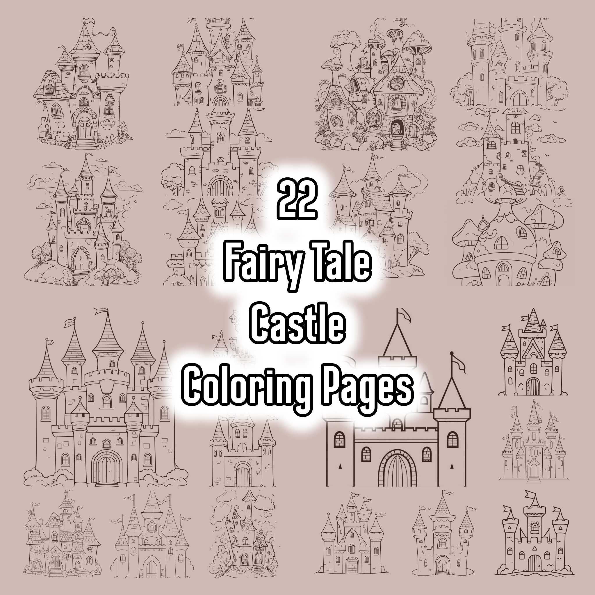Fairy Tale Castle Coloring Page